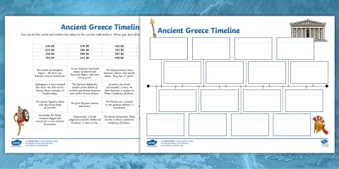 Ancient Greece Fact File Cards Template